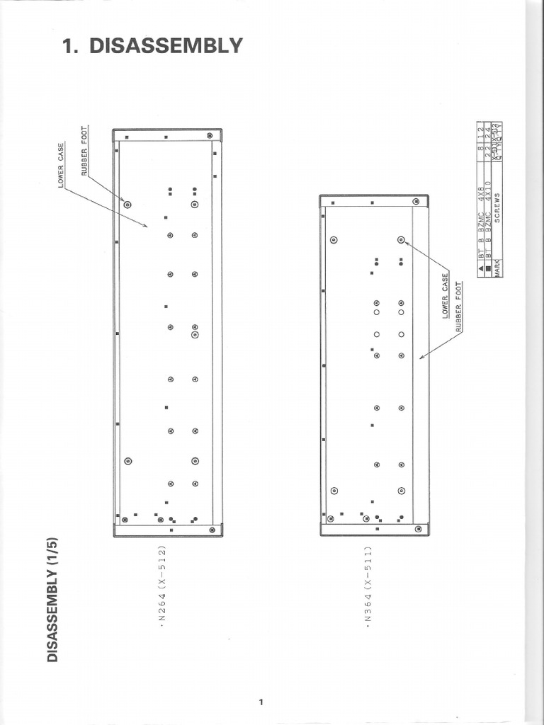 Korg N264 N364 Service Manual | PDF