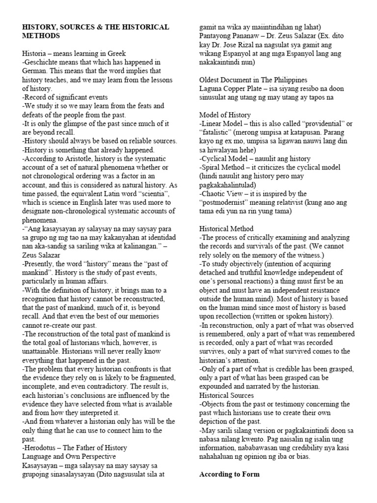 RPH Review | PDF | Philosophy | History