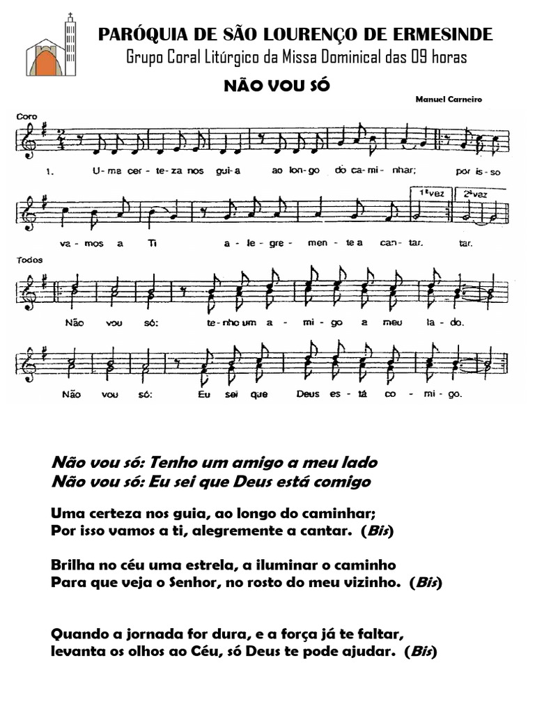 Não Vou Só | PDF