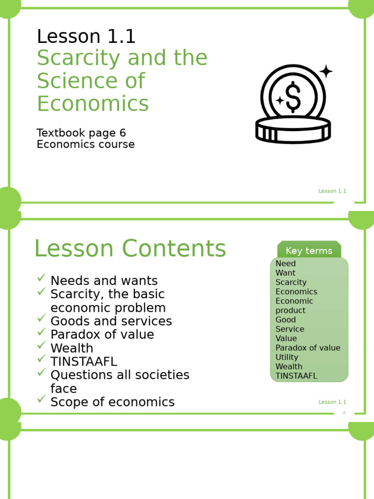1.1 Scarcity and The Science of Economics PPT - McGraw Hill ...