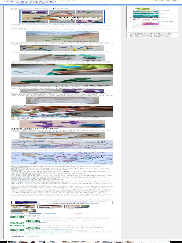 All Things Airplane! - Craftulate | PDF