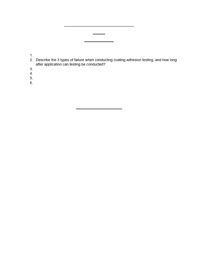 ICorr Inspector Exam Sample Questions Level 2 | PDF