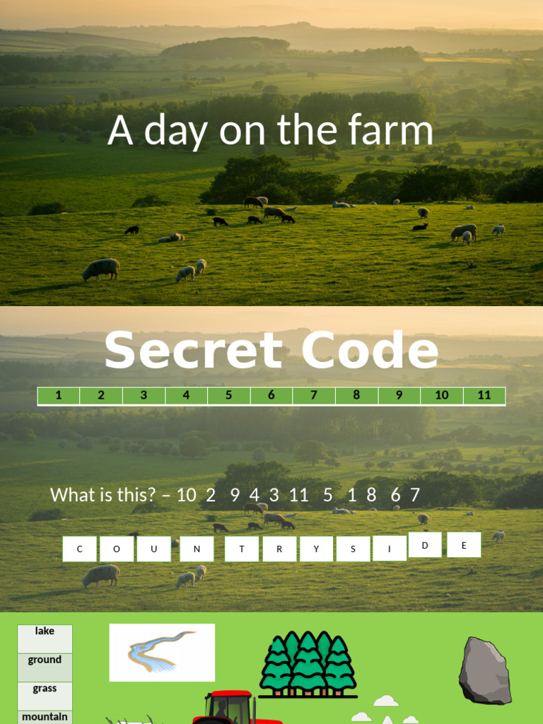 a day on a farm | PDF
