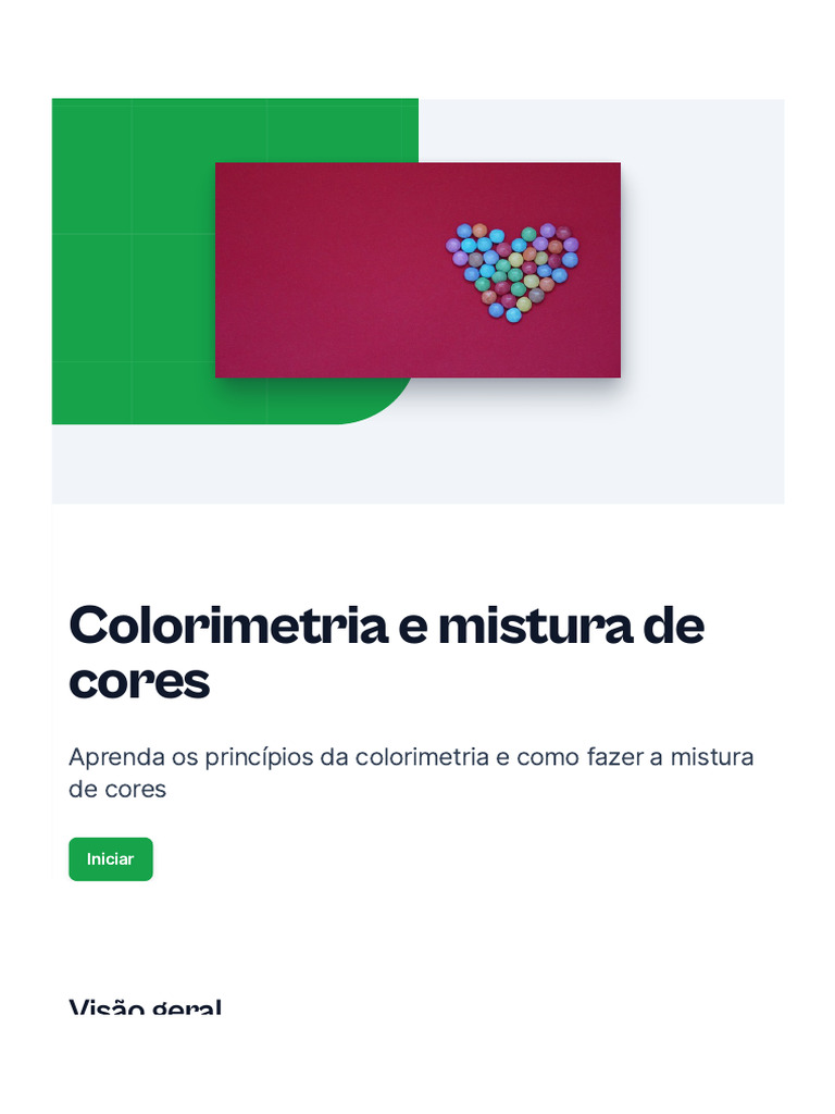 Colorimetria e Mistura de Cores | PDF