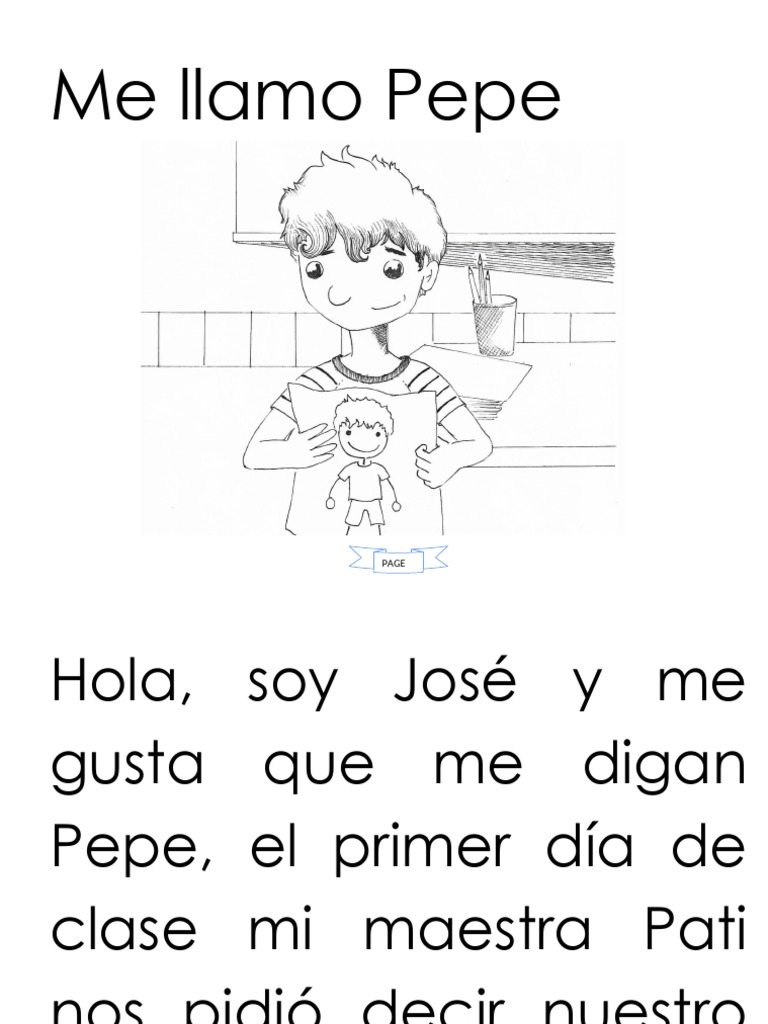 Texto Me Llamo Pepe | PDF