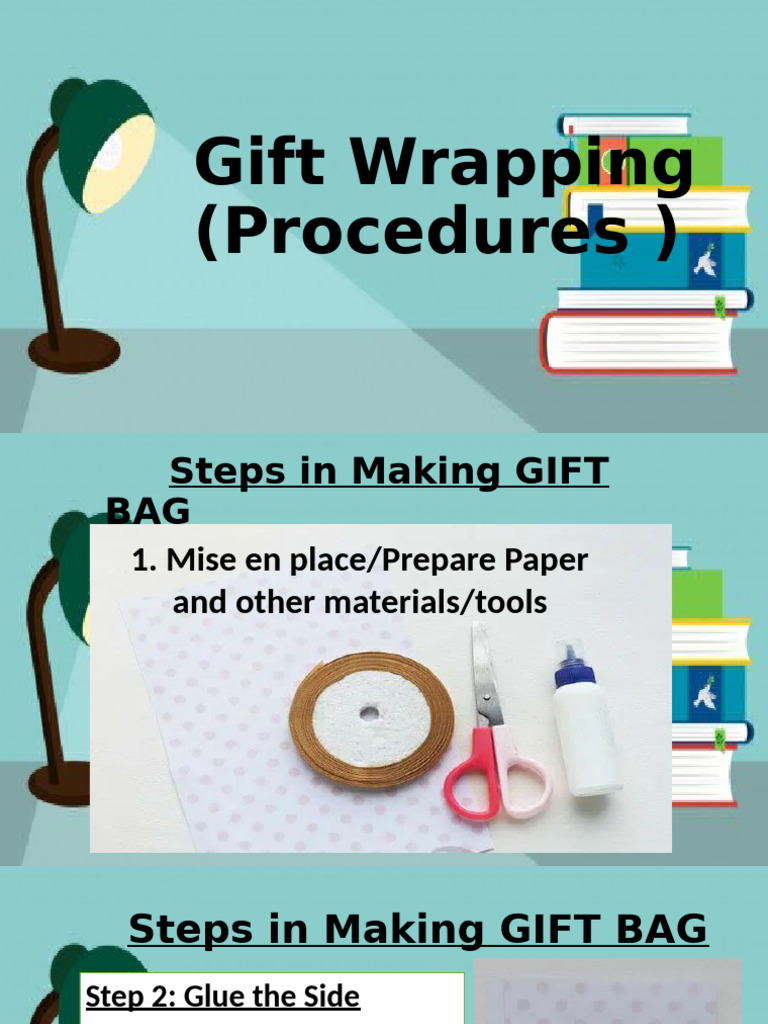 GIFT WRAPPING STEPS | PDF