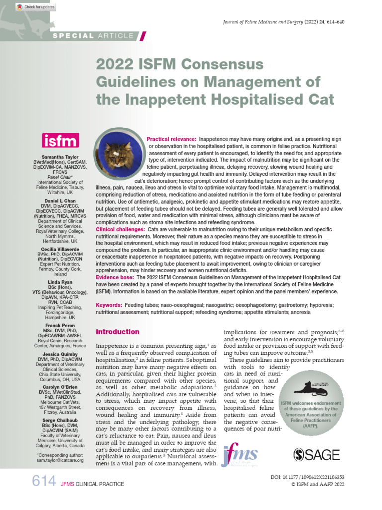 Taylor Et Al 2022 2022 Isfm Consensus Guidelines On Management of The ...