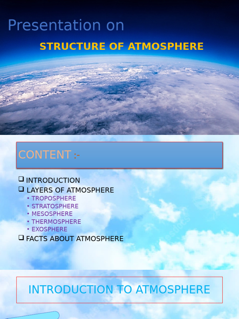 On Atmosphere | PDF