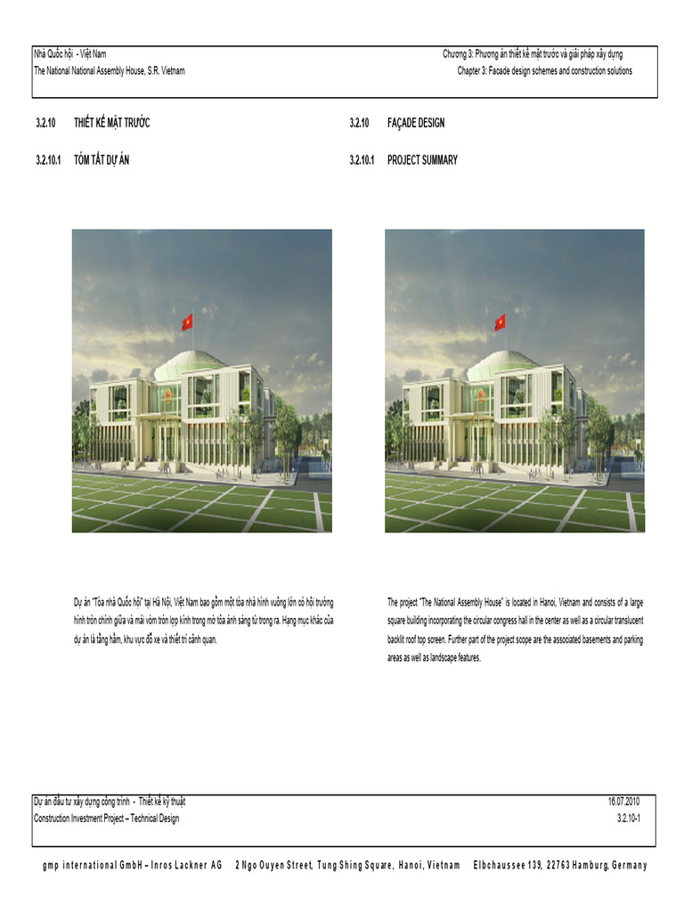 WSI Facade Report Technical-Design Eng-Vn r1 (Nha Quoc Hoi VN) | PDF
