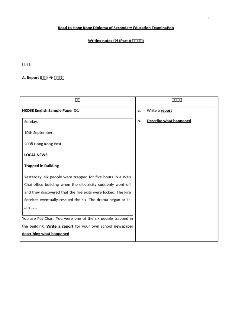 009 - Part A Writing - 2015 | PDF