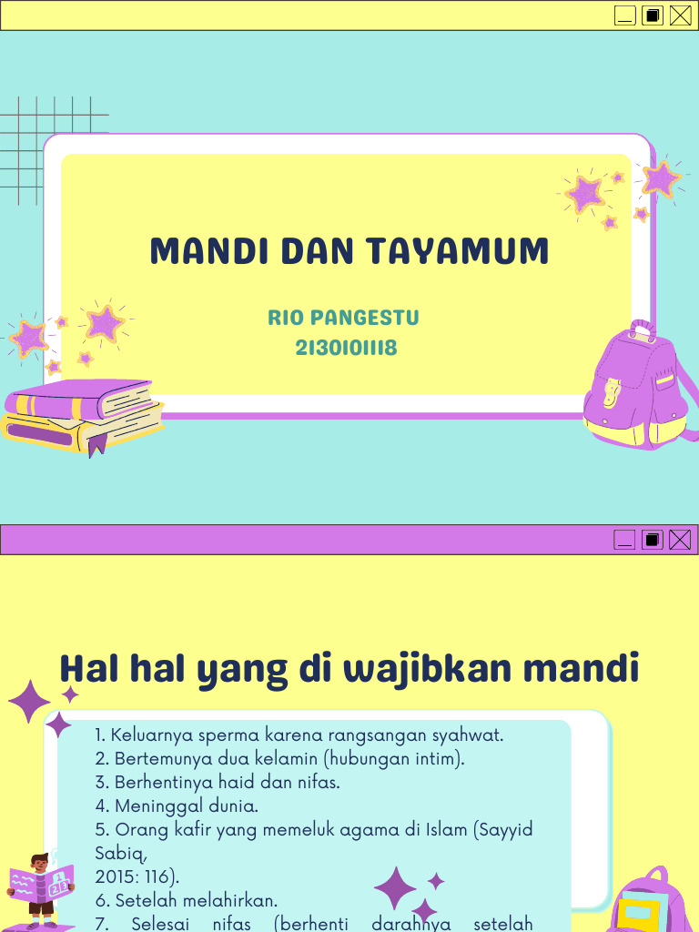 Mandi Dan Tayamum - 20241006 - 200436 - 0000 | PDF