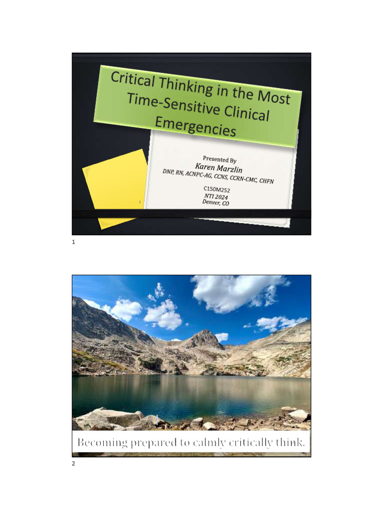 Becoming Prepared To Calmly Critically Think.: Picture Courtesy of ...