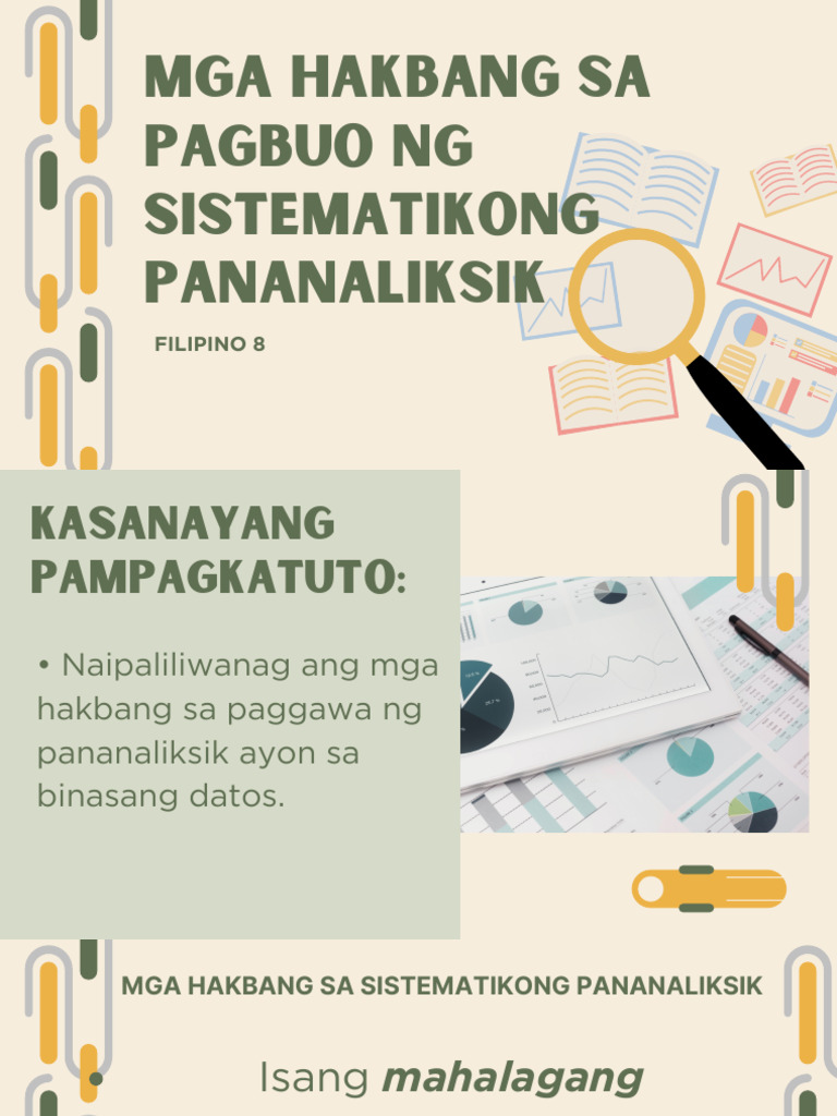 Mga Hakbang Sa Pagbuo NG Sistematikong Pananaliksik | PDF