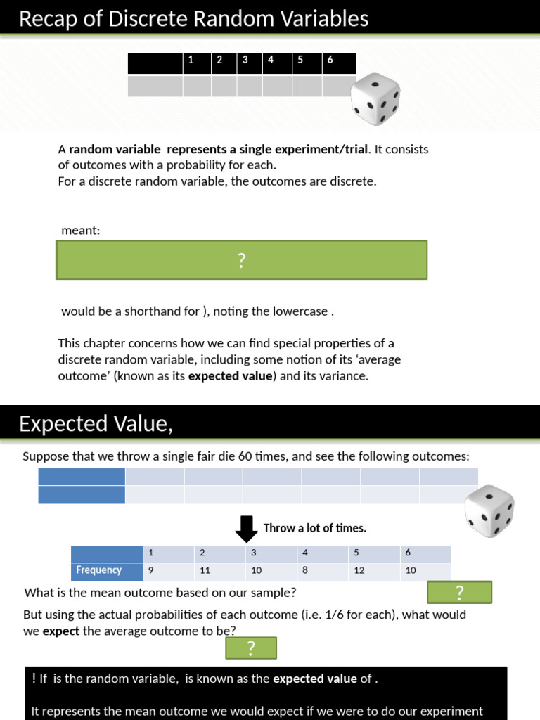 Discrete Random Variables | PDF