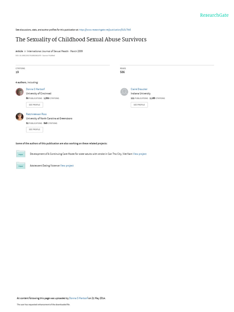 The_Sexuality_of_Childhood_Sexual_Abuse_Survivors | PDF