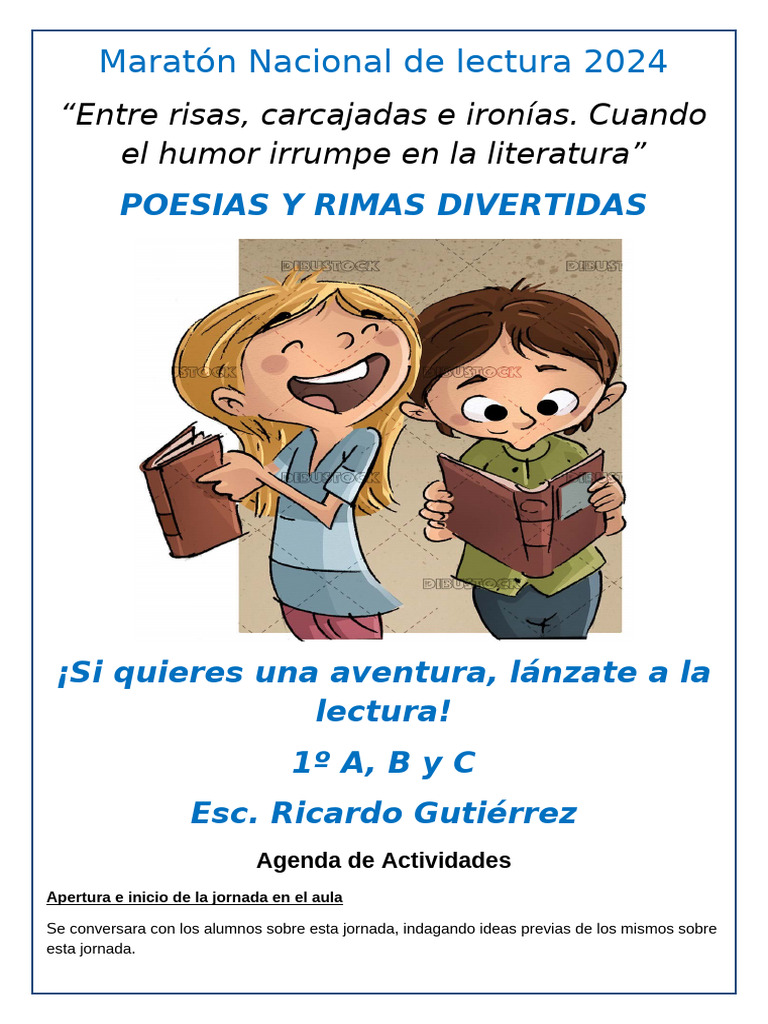 Maratón Nacional de Lectura 2024 | PDF