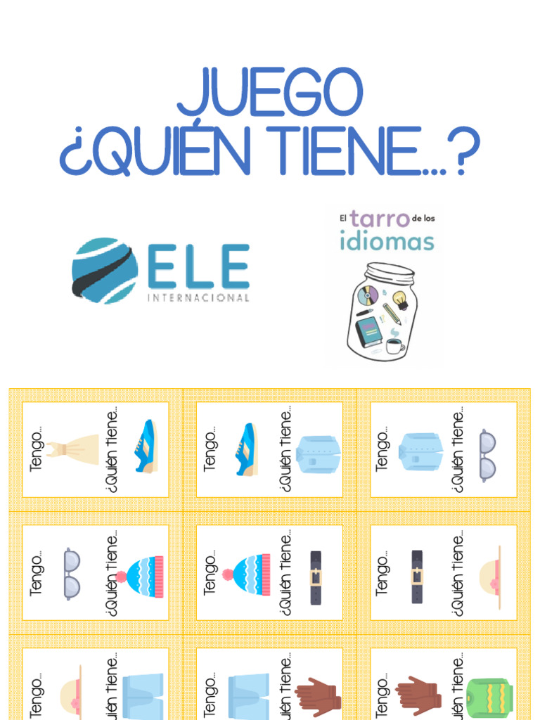 Yo Tengo Quien Tiene | PDF