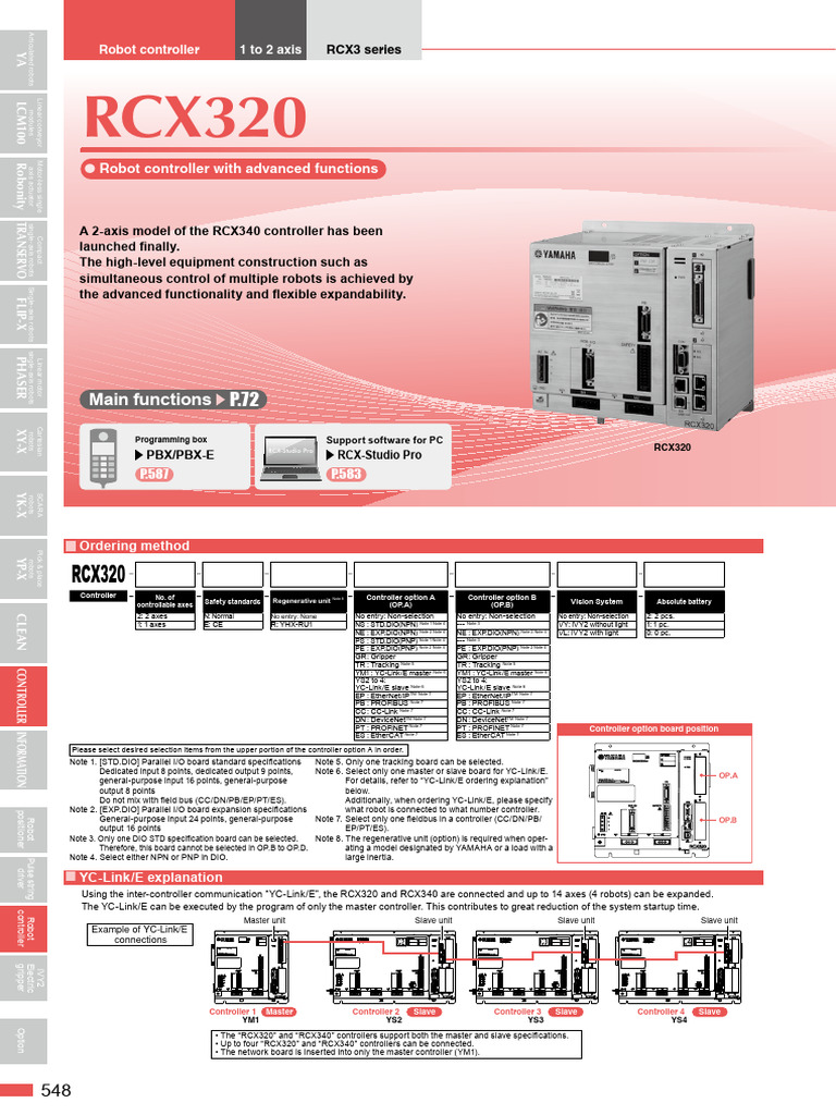 RCX320 Catalog | PDF