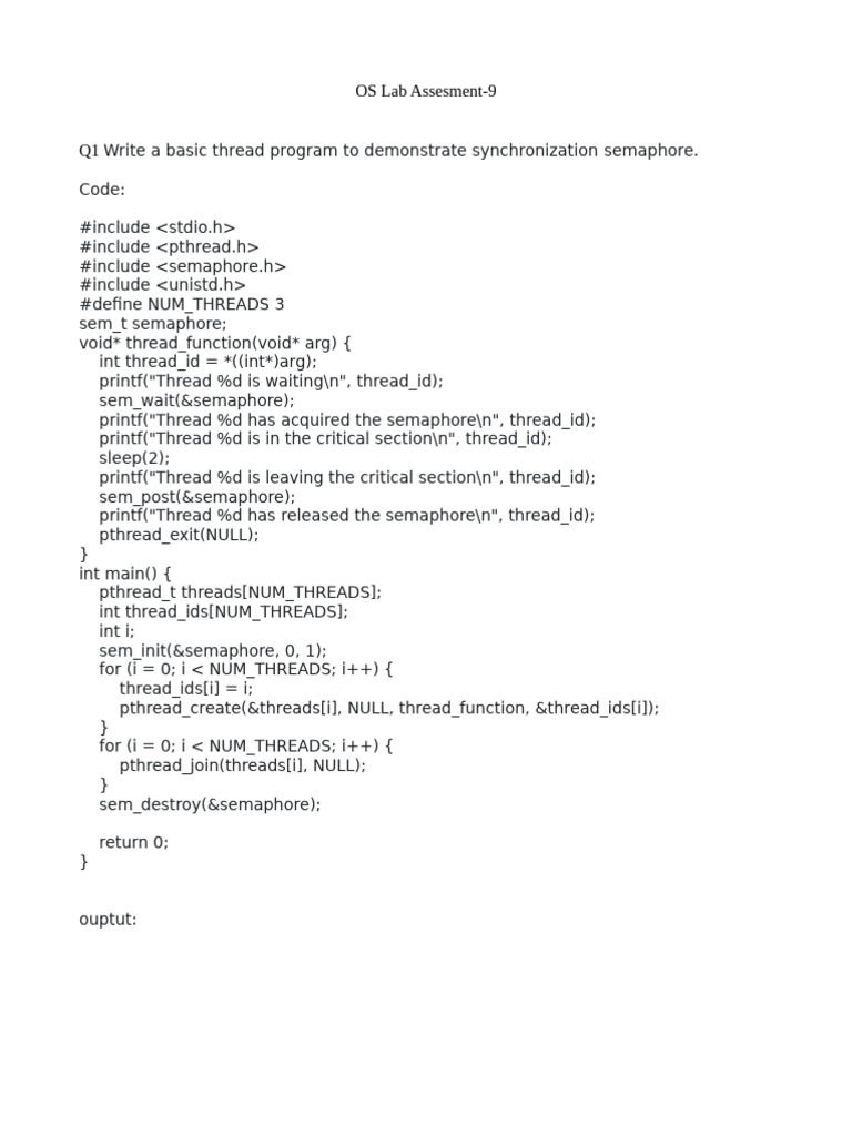 Os Lab Assesment 9 (22brs1302) | PDF