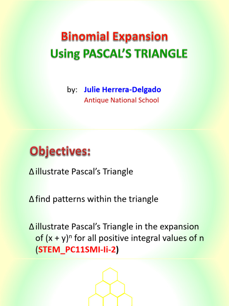 Binomial-Expansion_Pascals-Triangle | PDF Binomial-Expansion_Pascals-Triangle | PDF