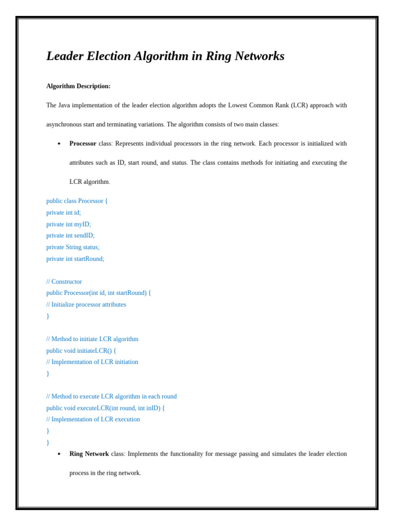 Leader_Election_Algorithm | PDF
