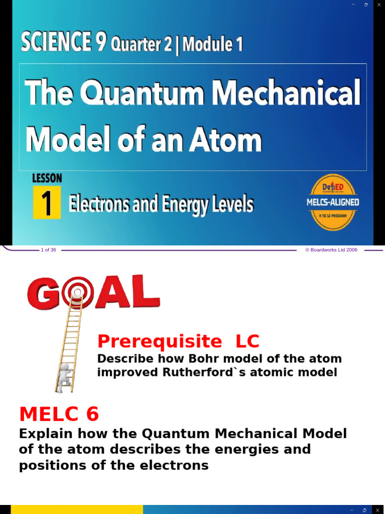 Q2 W1 Quantum Mechanical Model New | PDF | Technology & Engineering