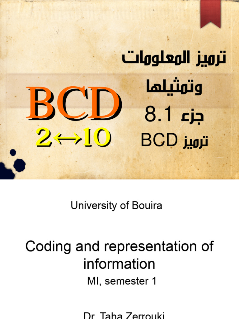 Codage Cours 7 Codage BCD Excess3 Mi2023 | PDF