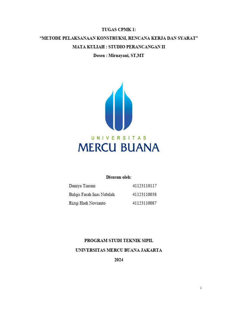 Laporan Tugas CPMK 1 | PDF