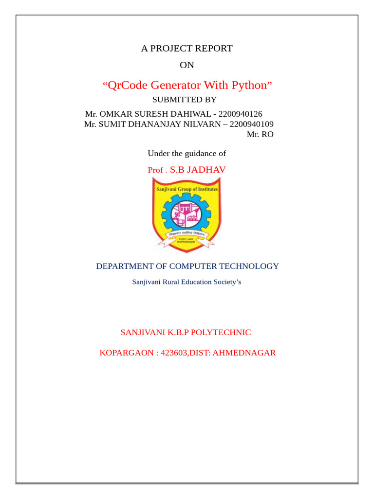 Python Project | PDF