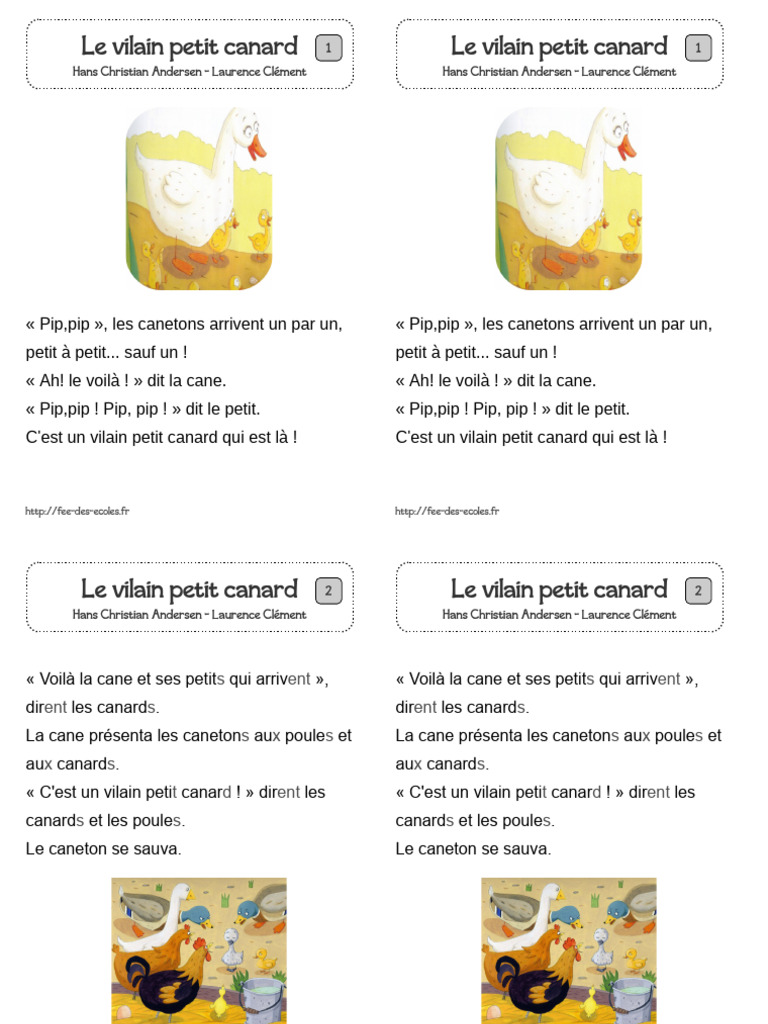 Le Vilain Petit Canard | PDF
