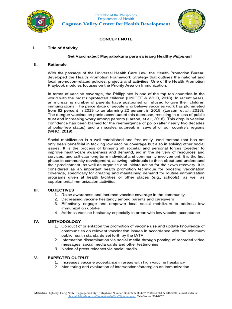 Proposal - Immunization | PDF