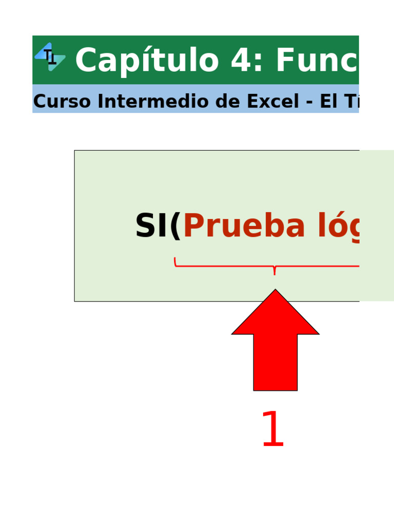 Curso Intermedio - CAP4 Función SI Con Varias Condiciones El Tío Tech | PDF