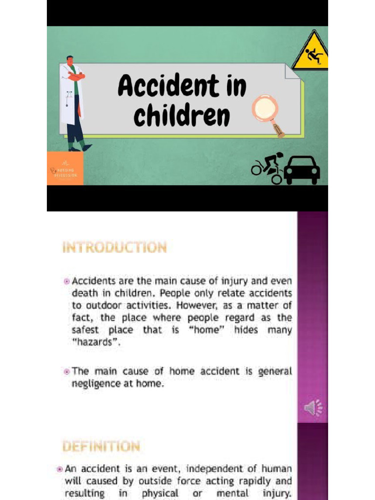 PBB - Sc-Accident in Children | PDF