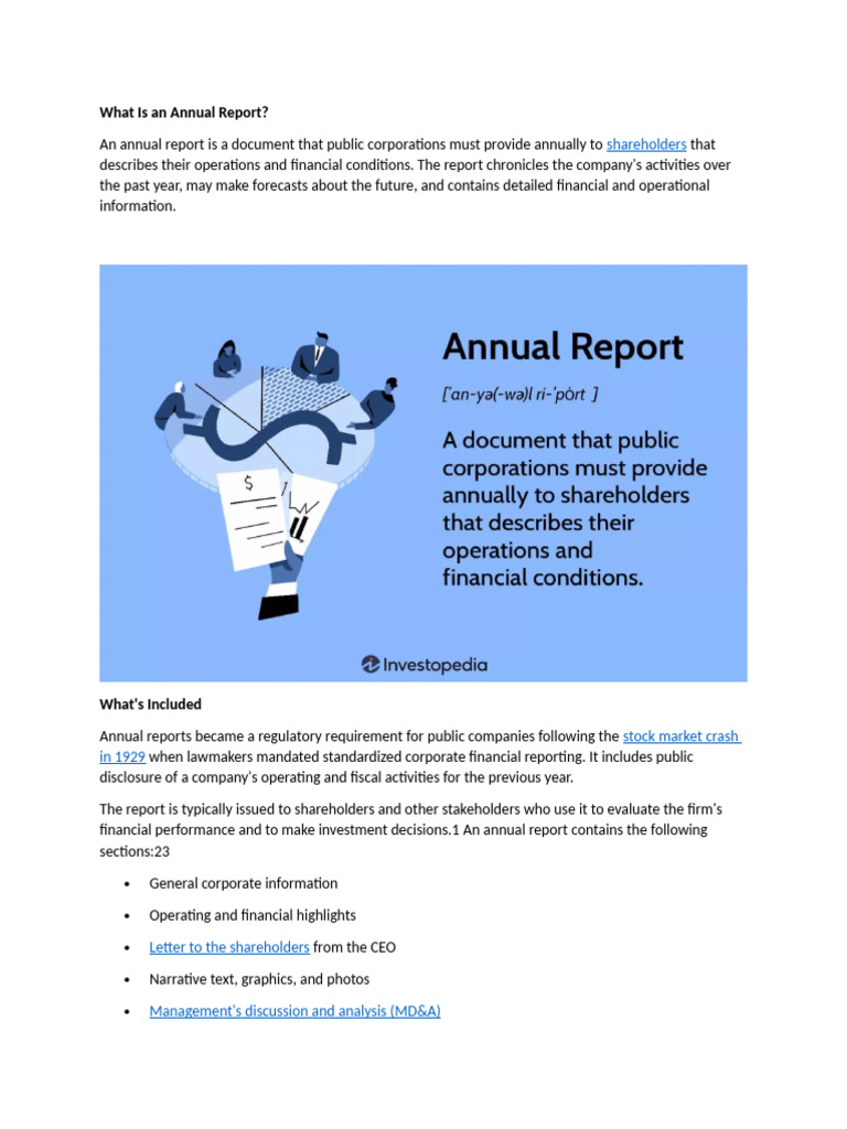 Annual Report | PDF