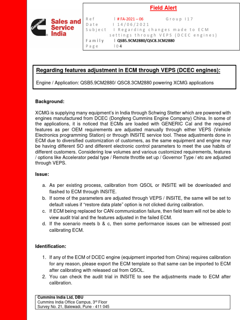 FA-2021-6-REV0-Regarding Features Adjustment in ECM Through VEPS (DCEC ...