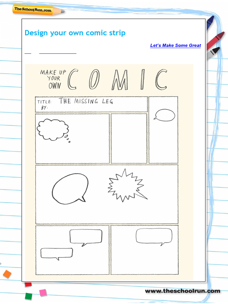 Comic Strip Worksheet | PDF