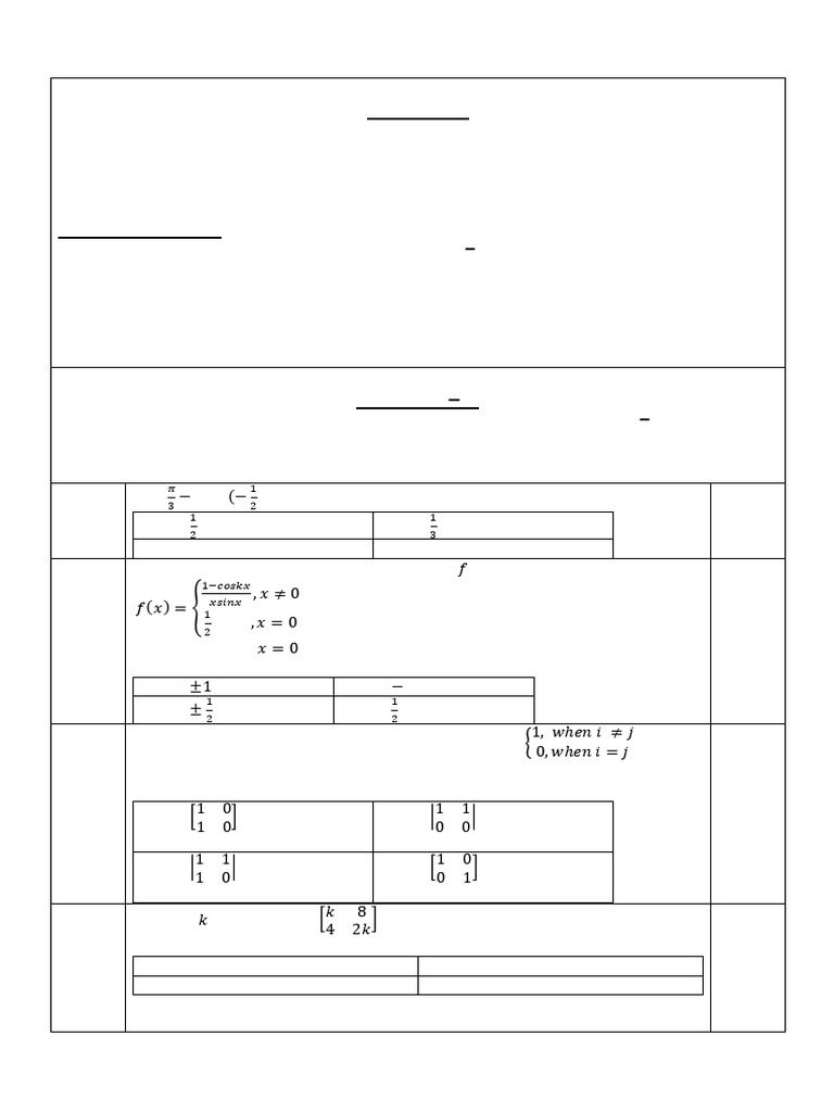 Sample Question Paper Class: Xii Session: 2021-22 Mathematics (Code-041 ...
