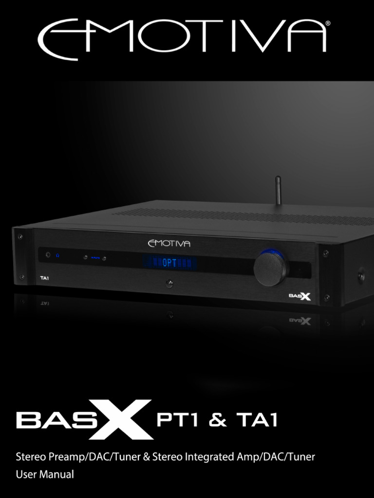 BasX PT1 & TA1 Safety Instructions | PDF | Amplifier | Computers