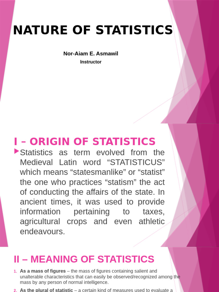 NATURE-OF-STATISTICS | PDF