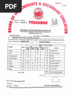 Matric Certificate PDF | PDF