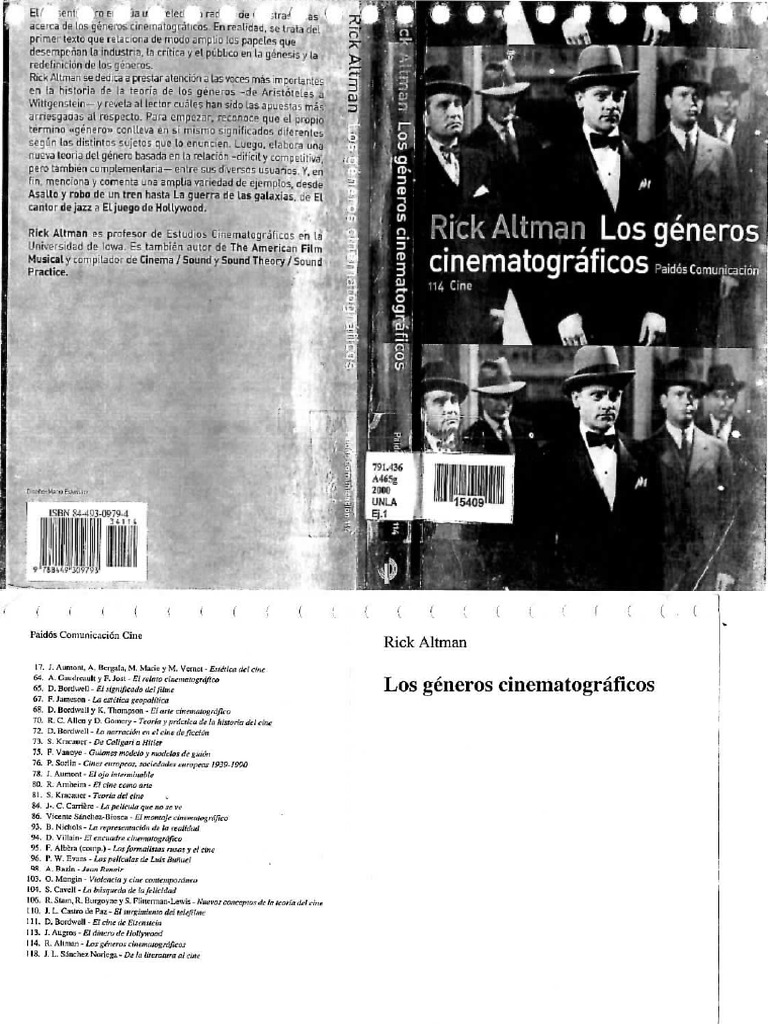 Altman, Rick - Los Géneros Cinematográficos | PDF