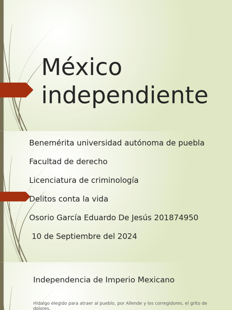 México Independiente | PDF | Ciencias sociales | Historia