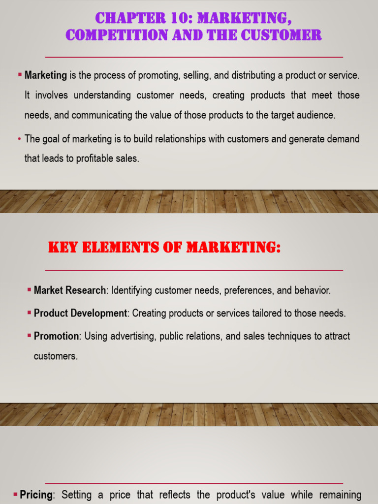 Chapter 10 - Marketing | PDF