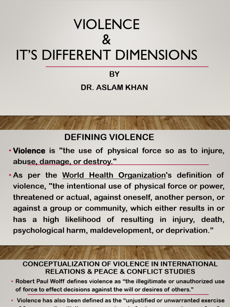 Forms of Violence Diagram | PDF