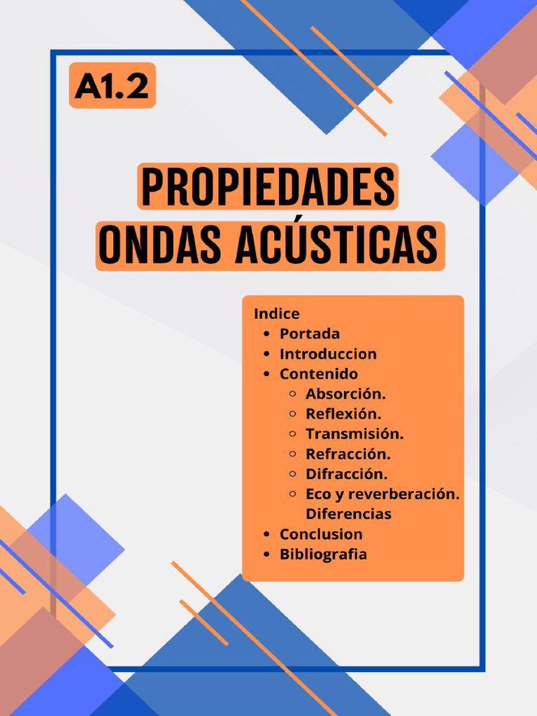 A1.2 Propiedades Ondas Acústicas | PDF