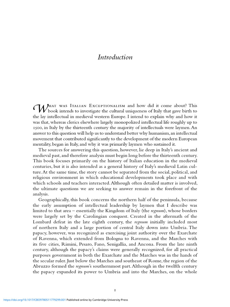 Ronald Witt The Two Latin Cultures and The Foundation of Renaissance ...