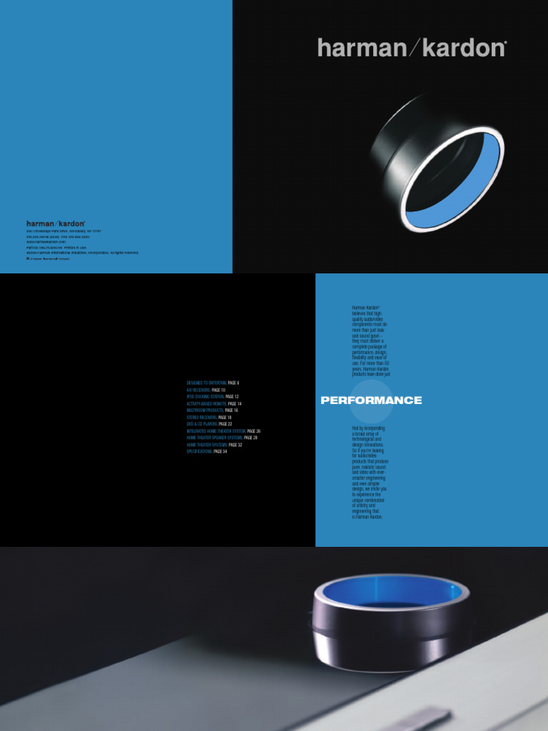 Harman Kardon - 2006 All Products | PDF