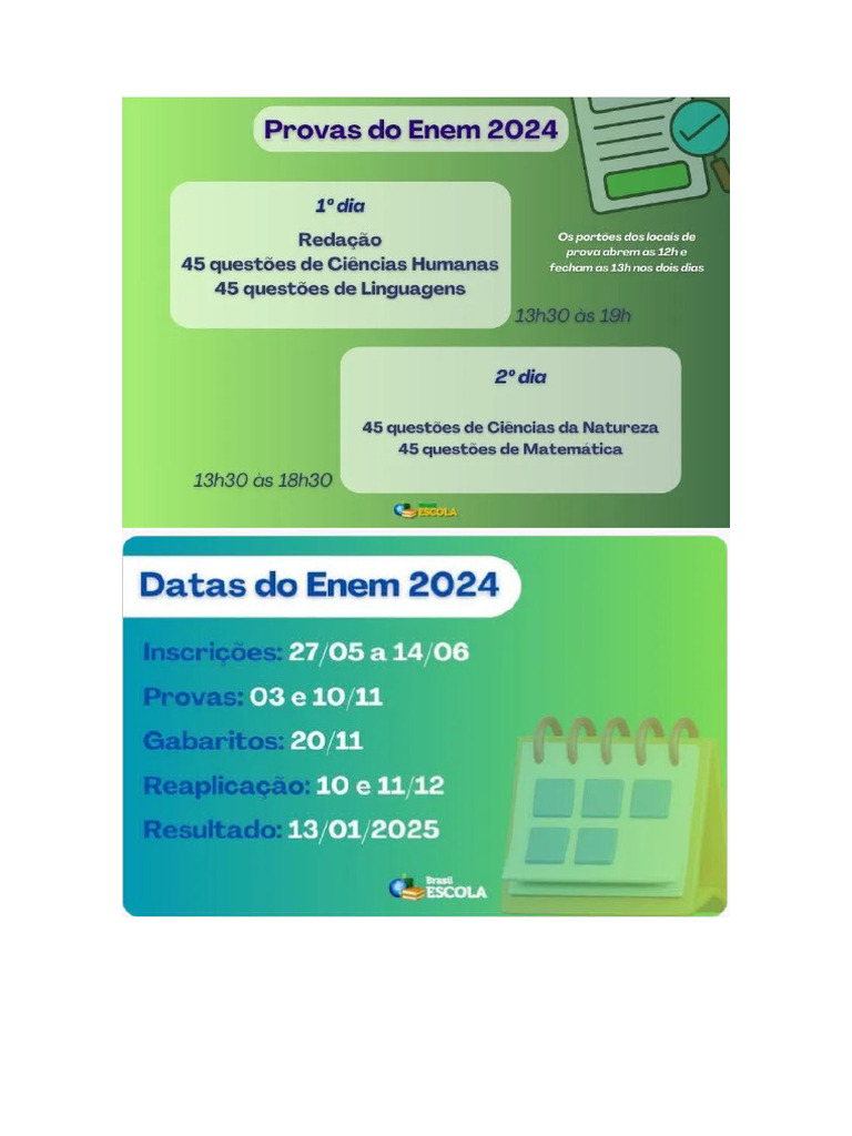 Datas MEC | PDF Datas MEC | PDF