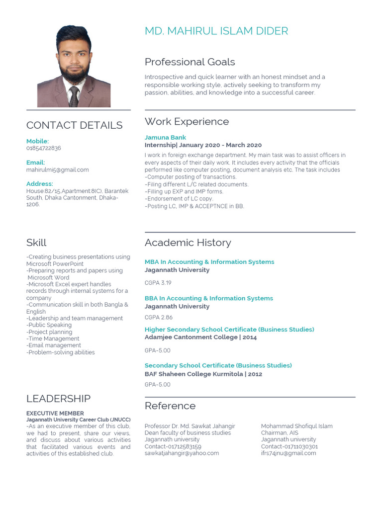 Mahirul Resume | PDF