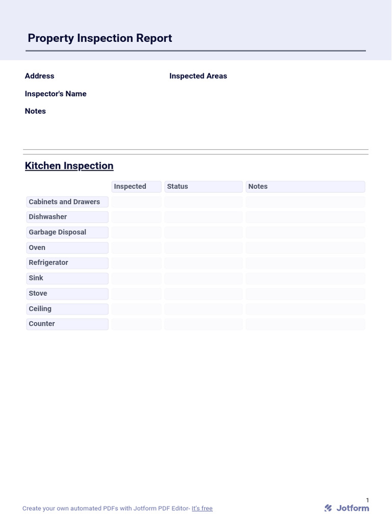 Property Inspection Report | PDF
